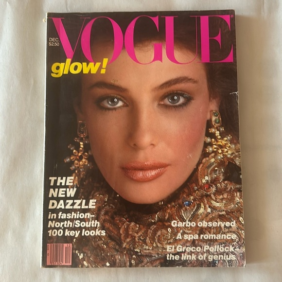 Vogue | Other | Vtg Vogue Magazine December 981 With Kelly Lebrock Cover Diana Ross Feature ...